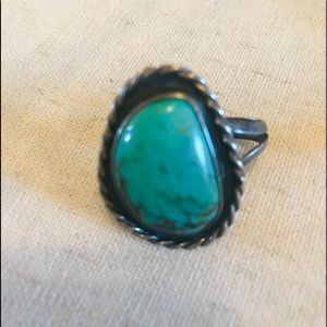 Jewelry | Authentic Navajo Sterling Silver Turquoise Ring | Poshmark